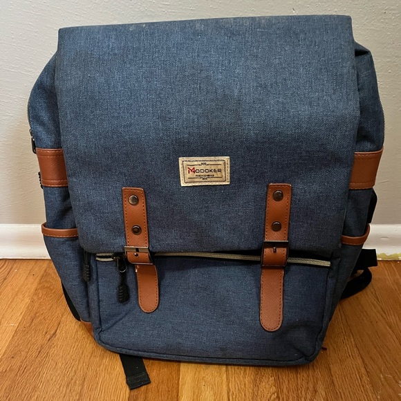 Amazon | Bags | Blue Laptop Backpack | Poshmark